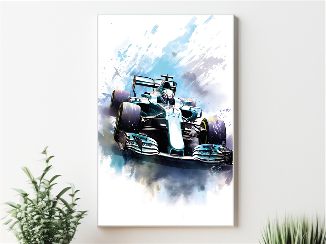 Watercolor F1 Wall Art Formula 1 Poster F1 Merch Watercolor F1 Prints ...
