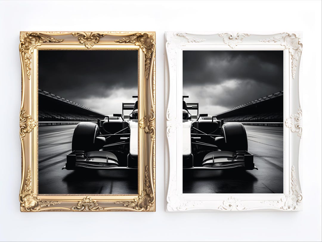 Masculine F1 Wall Art Old Fashioned Print F1 Poster Formula One Wall ...