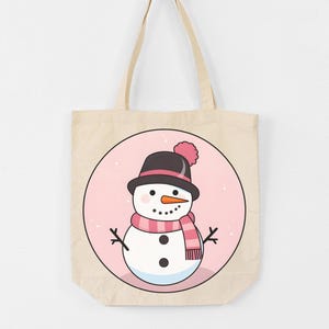Cute Pink Snowman Clipart Pink Christmas Clipart Pastel Cute Snowman ...