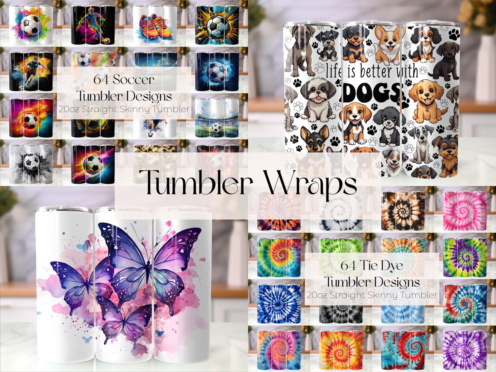 Whole Shop Bundle Entire Store Bundle Clipart Mega Bundle Tumbler Wrap ...