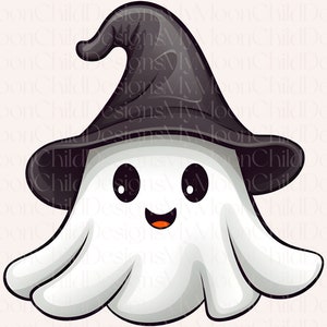 Pastel Halloween Cute Ghost Clipart Bundle Halloween Cute Clipart Cute ...