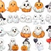 Pastel Halloween Cute Ghost Clipart Bundle Halloween Cute Clipart Cute ...