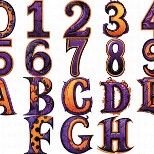 Halloween Letters Clipart Halloween Font Clipart Cute Halloween Clipart ...