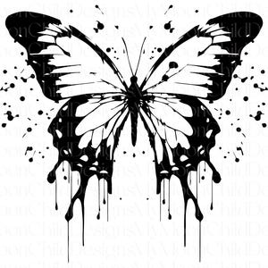 Watercolor Splash Butterfly SVG Cute Butterfly Clipart Butterfly SVG ...