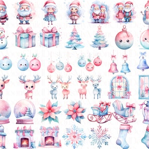 Cute Pastel Christmas Clipart Cute Christmas Clipart Cute Pastel ...