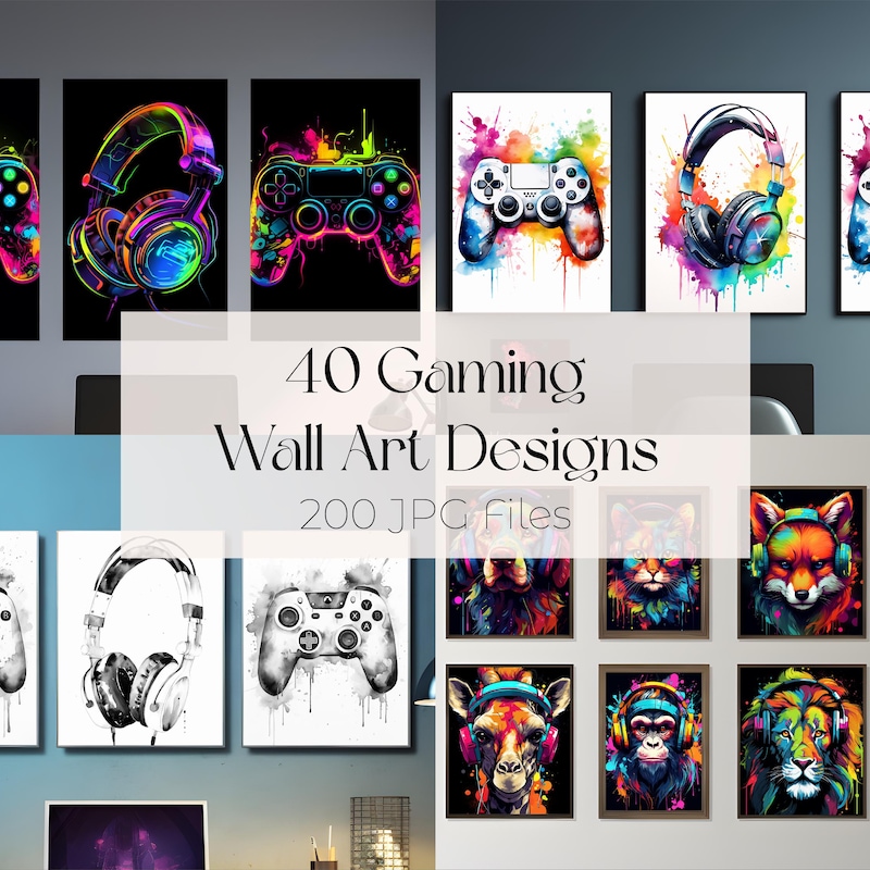 Gaming Poster Digital - Etsy