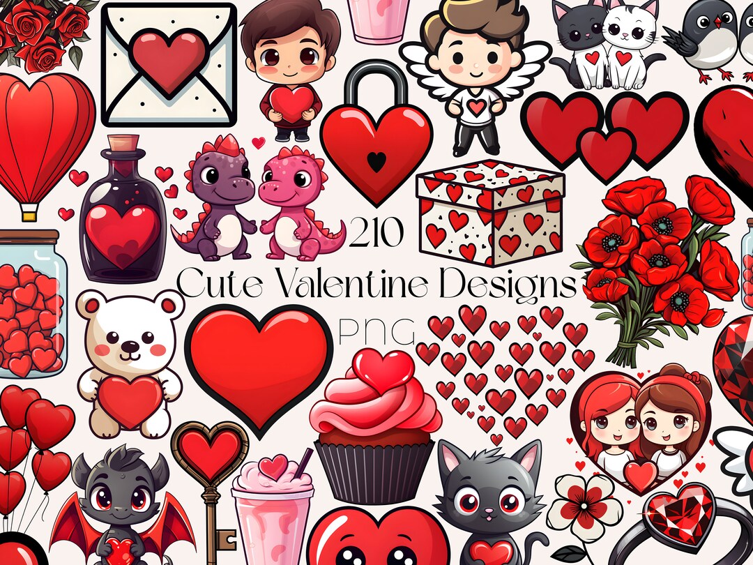 Cute Valentine PNG Valentines Day PNG Valentine Envelope Clipart PNG ...