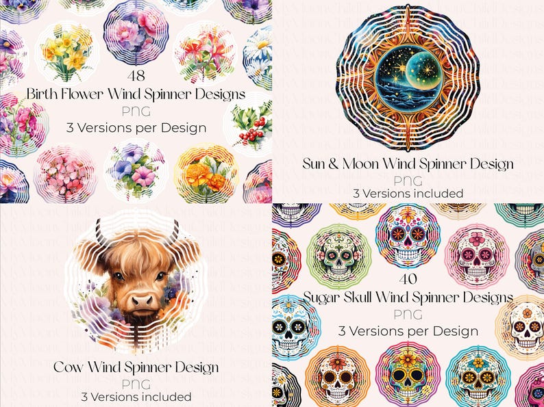 Whole Shop Wind Spinner PNG Mega Bundle Wind Spinner Whole Shop Bundle ...