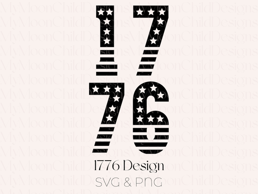1776 SVG Cut File for Cricut Independence Day SVG Fourth of July Png ...