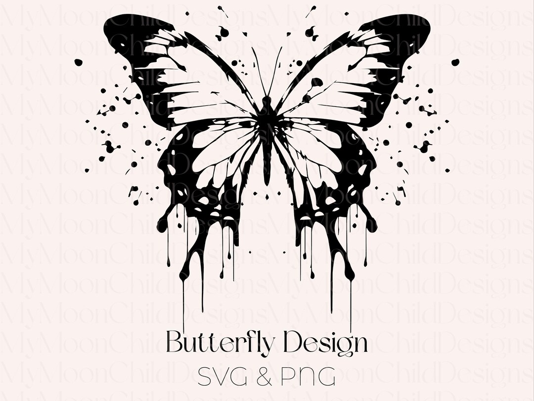Watercolor Splash Butterfly SVG Cute Butterfly Clipart Butterfly SVG ...