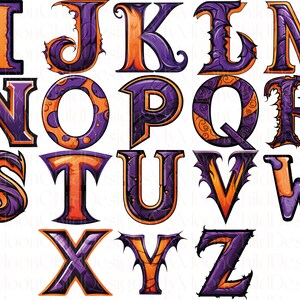 Halloween Letters Clipart Halloween Font Clipart Cute Halloween Clipart ...