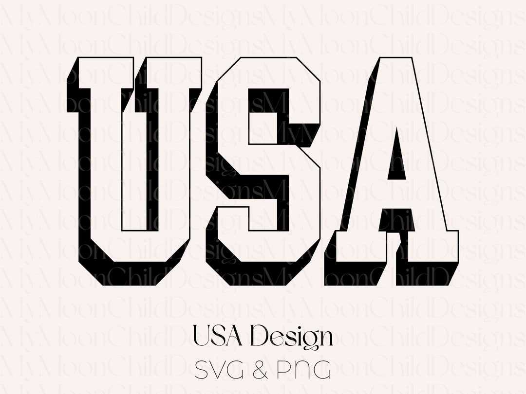 Retro USA Svg United States Png American Clipart Independence Day Svg ...