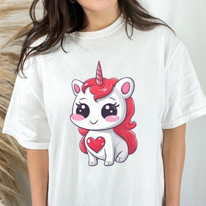 Unicorn Valentine Clipart Valentine Unicorn Svg Bundle Valentines Day ...