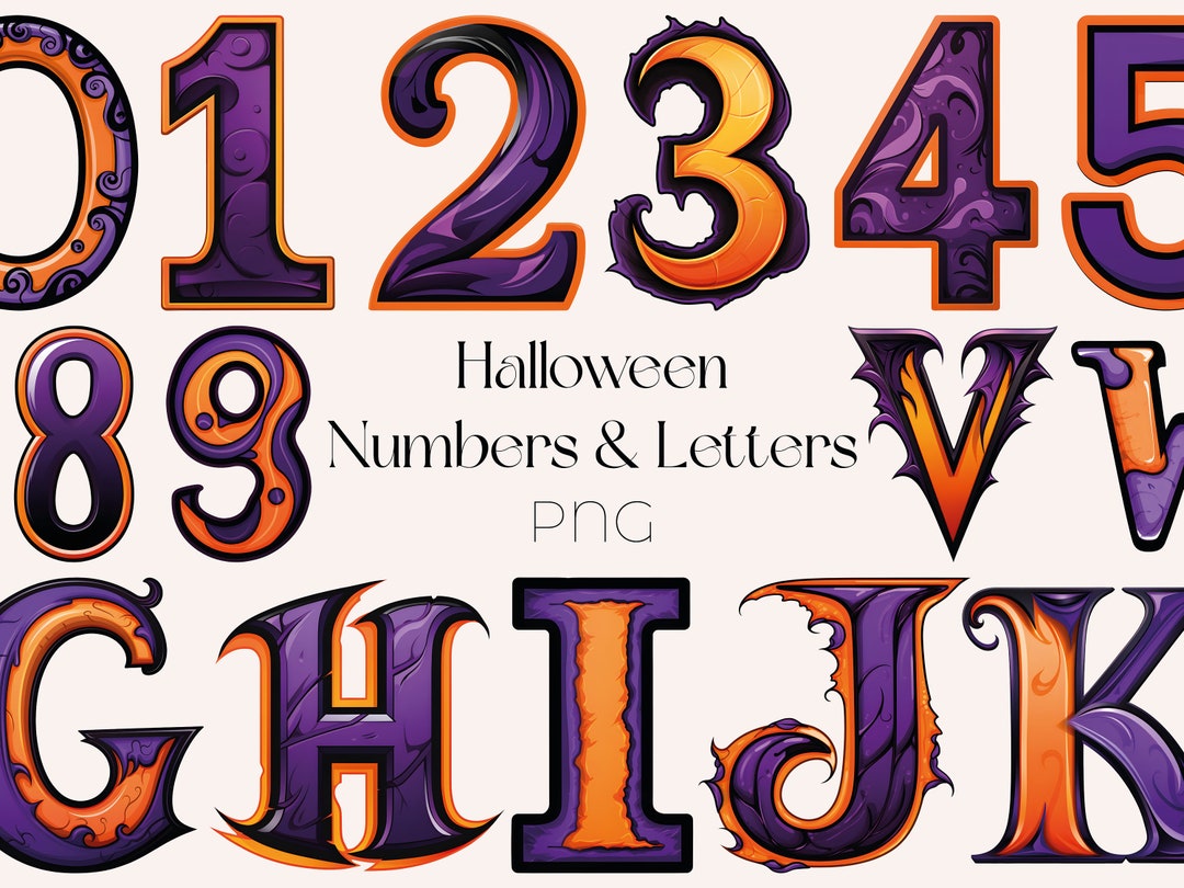 Halloween Letters Clipart Halloween Font Clipart Cute Halloween Clipart ...