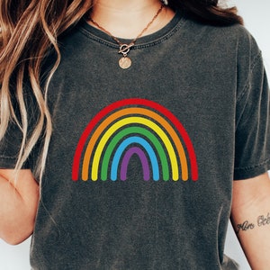 Rainbow Clipart Rainbow Pride Clipart Cute Rainbow PNG LGBTQ Clipart ...
