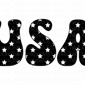 Retro USA Svg Fourth of July Png Retro America Clipart Land of the Free ...