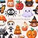 Pastel Halloween Cute Clipart Watercolor Halloween Cute - Etsy