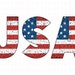 USA Flag Clipart Distressed Flag Design Fourth of July PNG Patriotic ...
