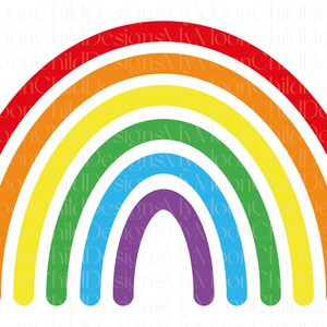 Rainbow Clipart Rainbow Pride Clipart Cute Rainbow PNG LGBTQ Clipart ...