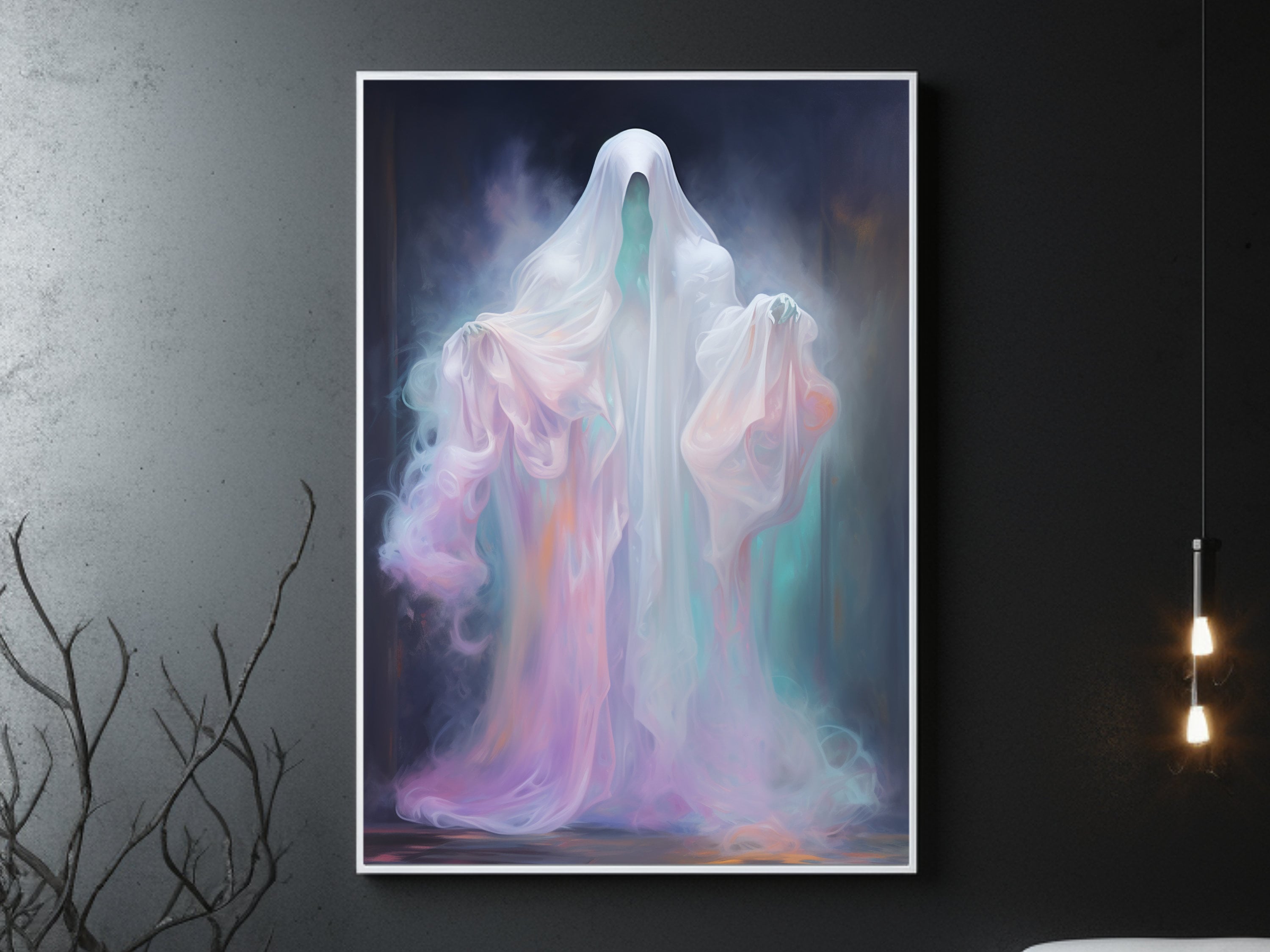 Pastel Goth Halloween Wall Art Pastel Goth Decor Halloween Print Pastel ...