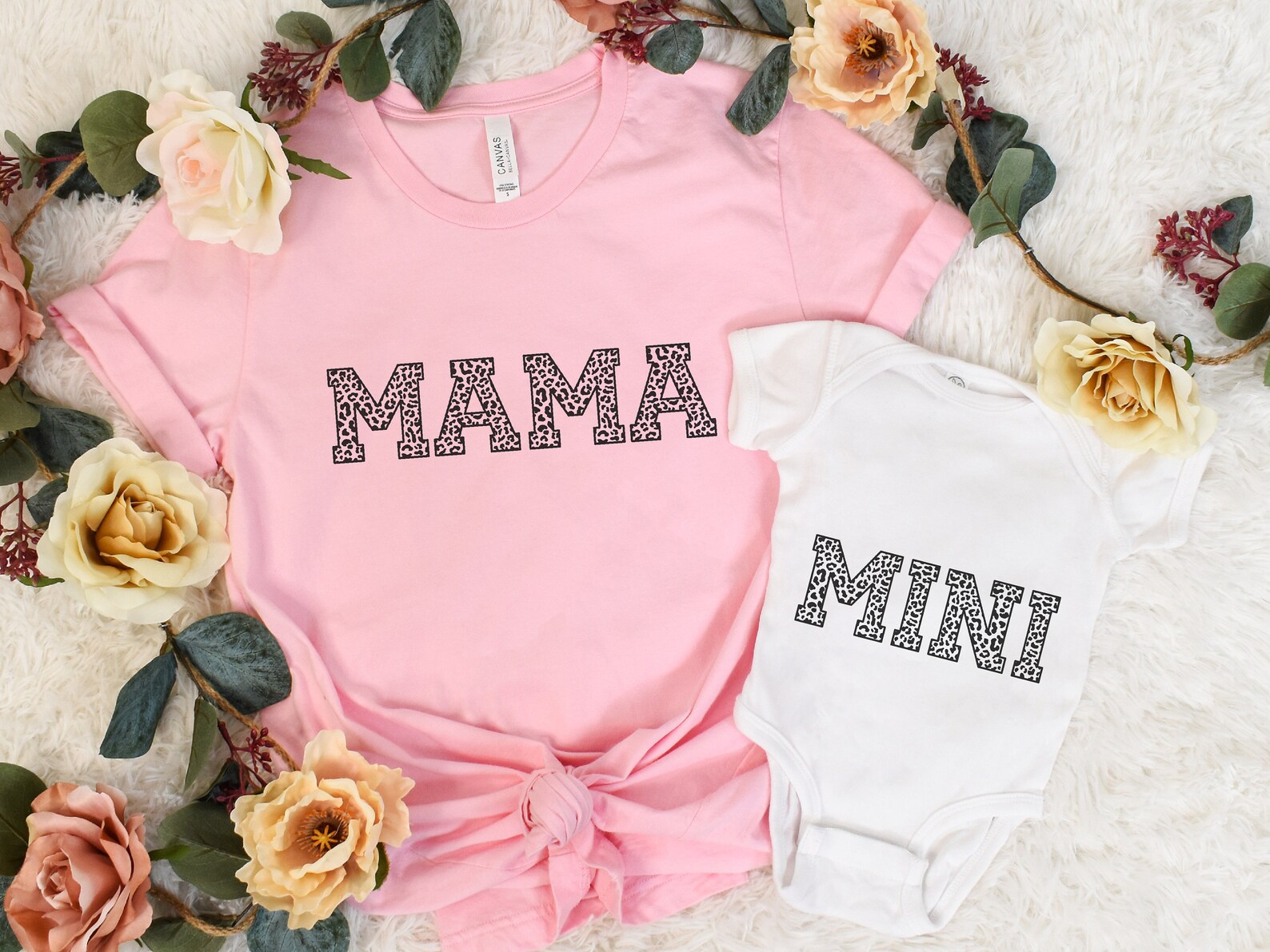 Mama and Mini SVG: Leopard Mom PNG (digital Download) - Etsy