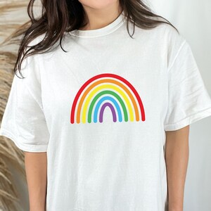 Rainbow Clipart Rainbow Pride Clipart Cute Rainbow PNG LGBTQ Clipart ...