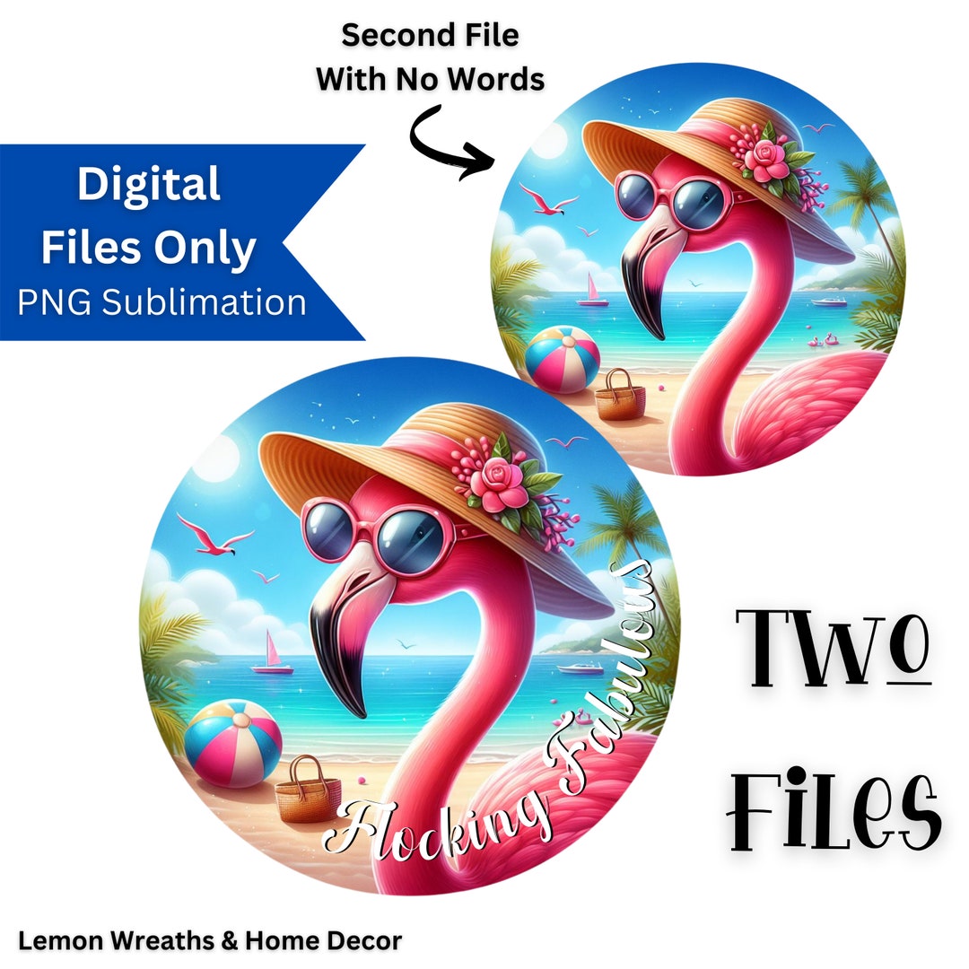 Summer Flamingo Flocking Fabulous Digital Design PNG Download ONLY ...