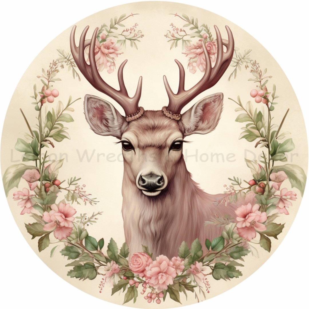 Victorian Reindeer| PNG Download ONLY | Winter PNG | Sublimation ...