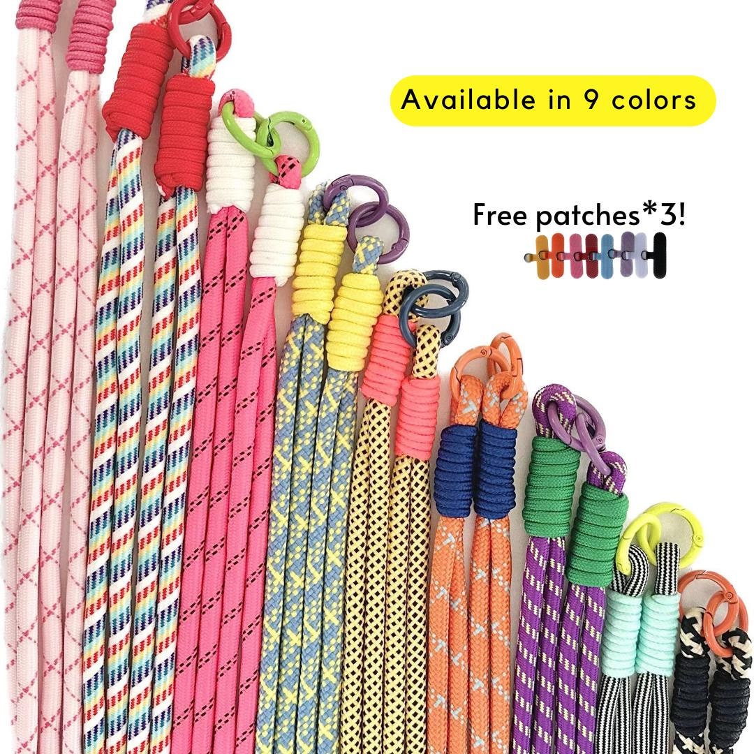 Crossbody Rope Phone Strap in 9 Colors.gift for Everyone.handmade Dual ...
