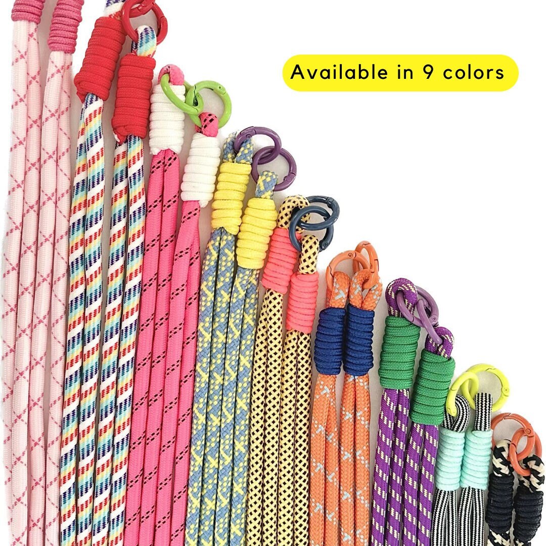 Crossbody Rope Phone Strap in 9 Colors.gift for Everyone.handmade Dual ...
