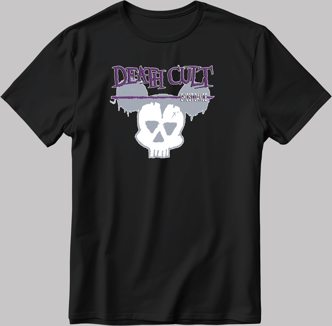 Death Cult Ghost Dance Punk Rock Music Brand Short Sleeve White-black ...