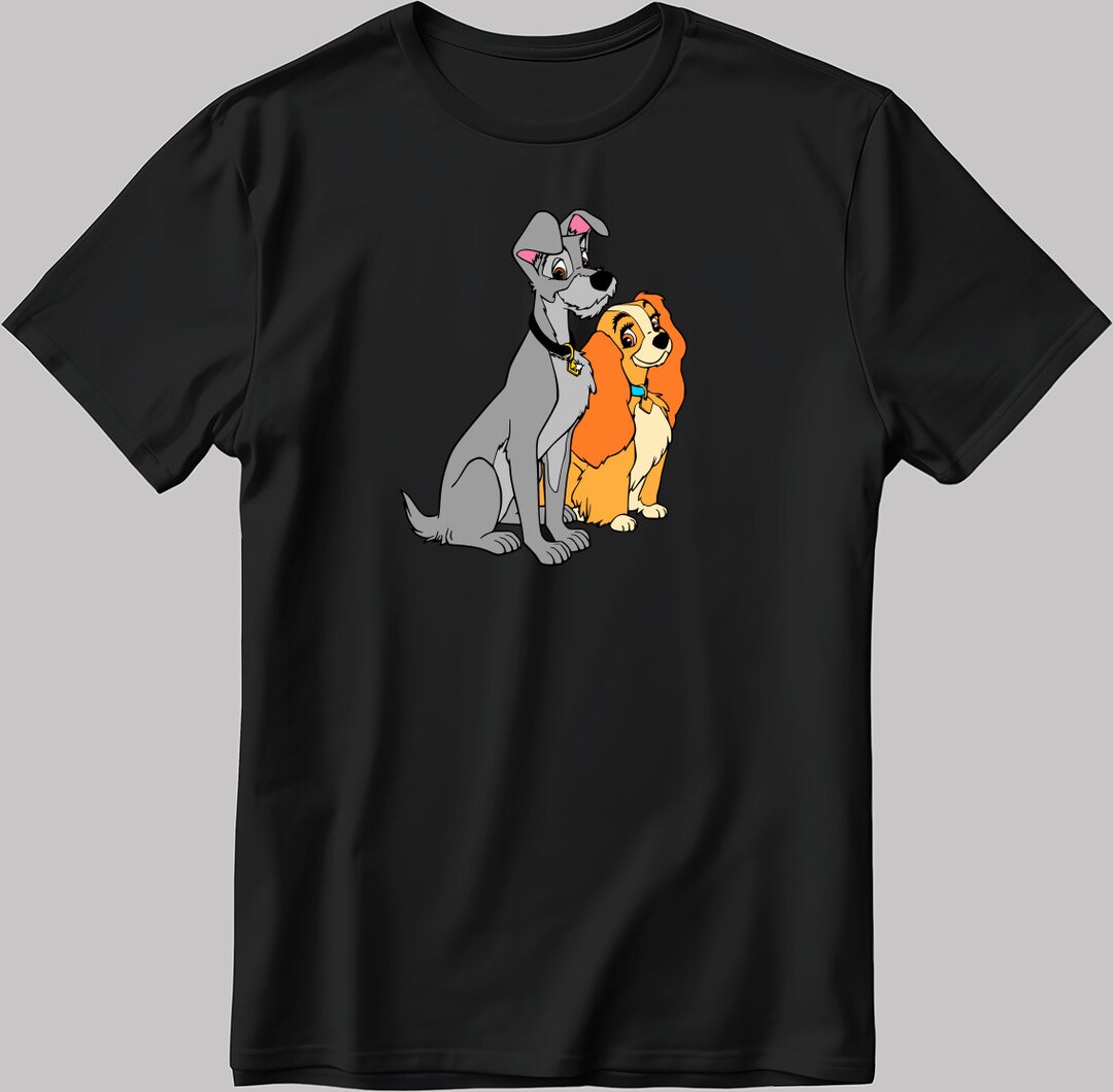 Lady and the Tramp T-shirt: Couple Matching Tee - Etsy
