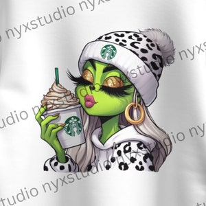 Grinch Girl, Christmas Grouch, the ORIGINAL Christmas Boujee Green Mean ...