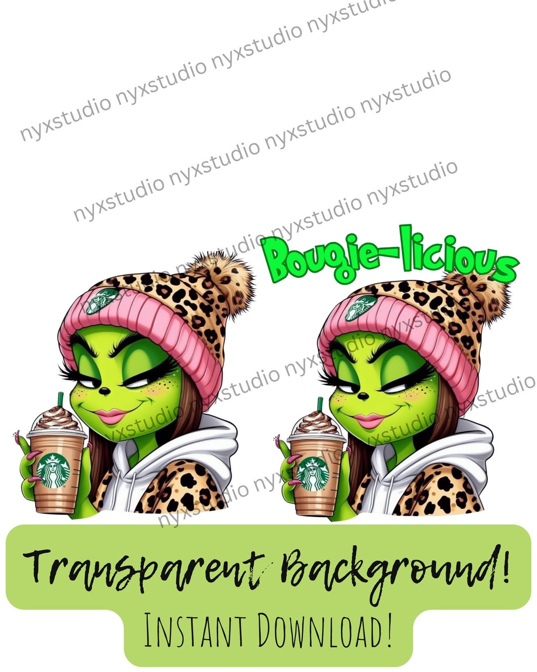 Christmas Grouch, the ORIGINAL Boujee Christmas Green Mean Grinch Girl ...