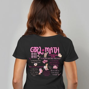 Girl Math Png, Instant Download, Shopping Math, Funny Girl Shirts - Etsy