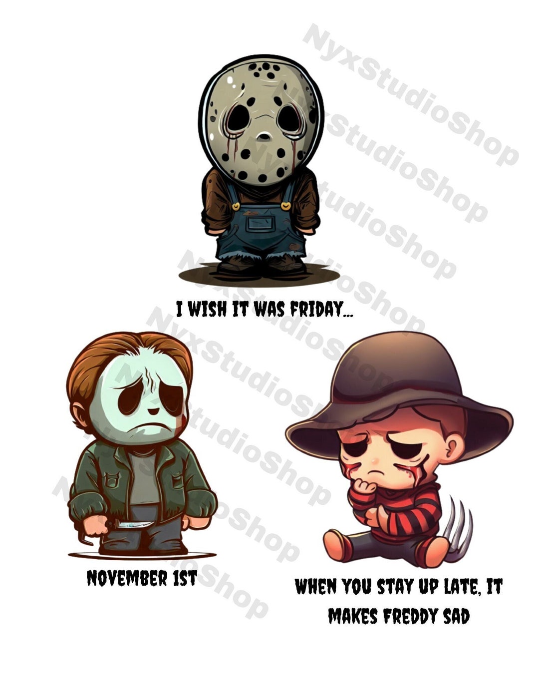 Horror Villians PNG, Horror Movie Villians PNG, Freddy Krueger PNG ...