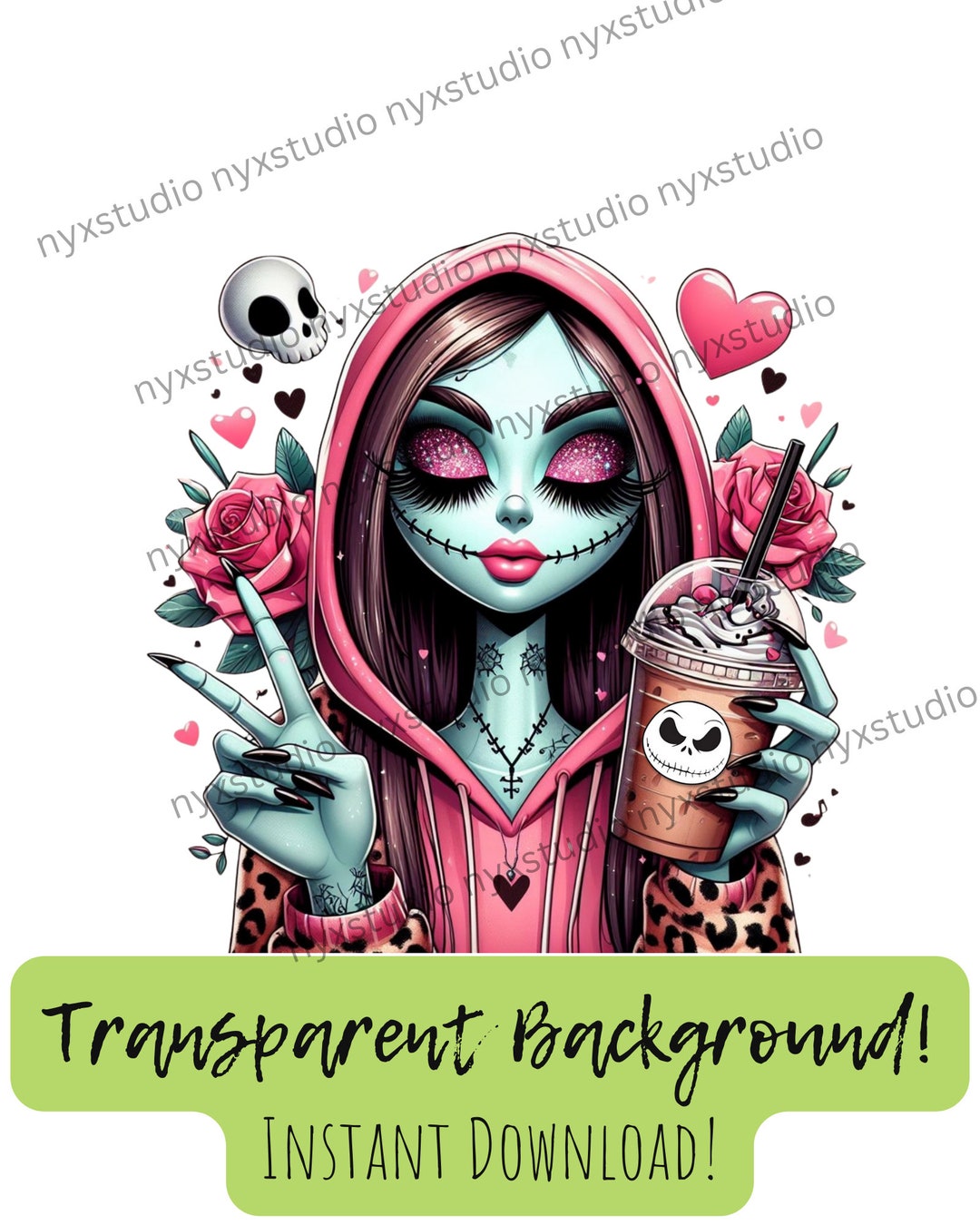 Christmas Blue Dead Mean Girl, Coffee Cup, PNG, Instant Download ...