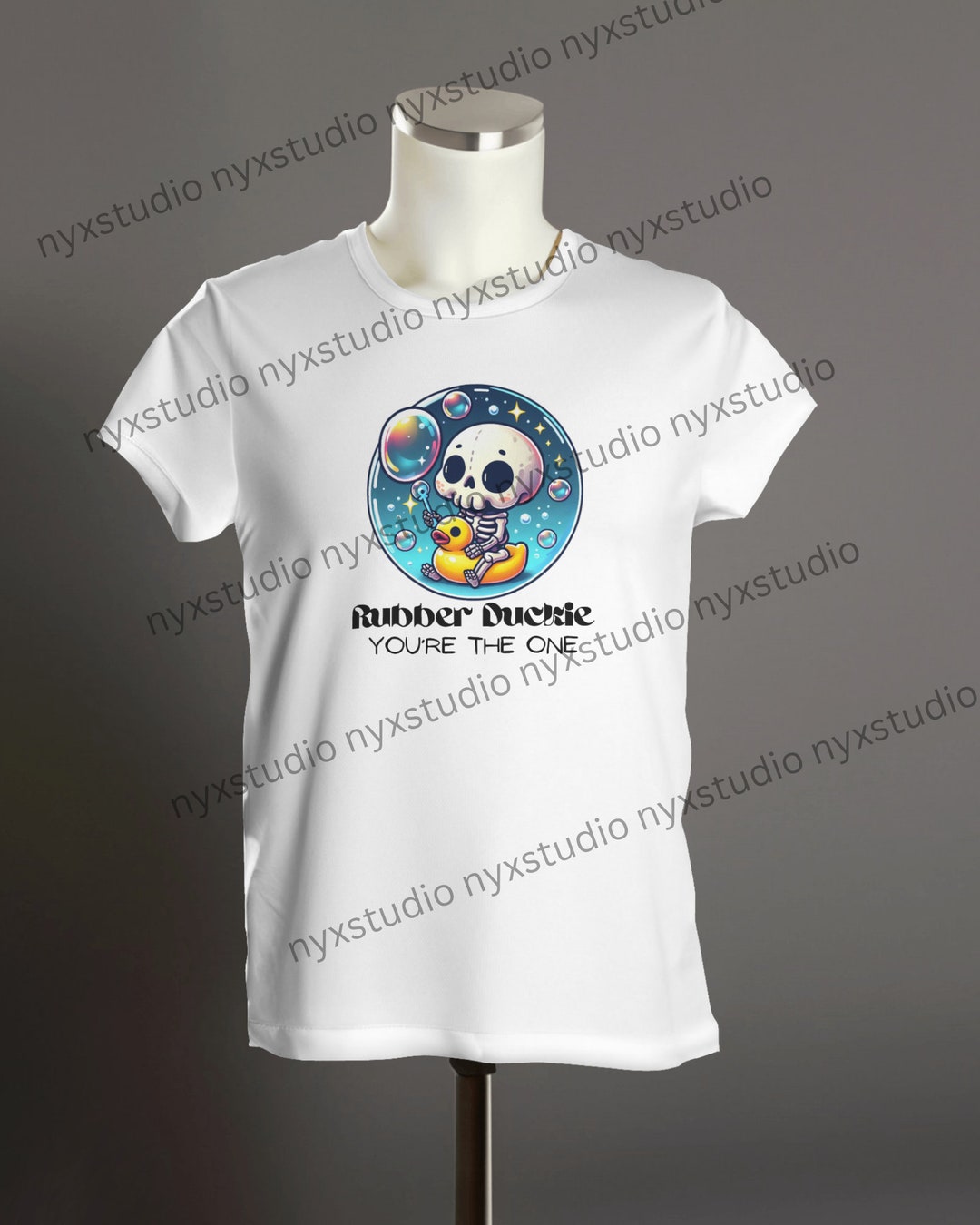 Rubber Duckie You're the One Skeleton, Rubber Duckie, PNG, Digital ...