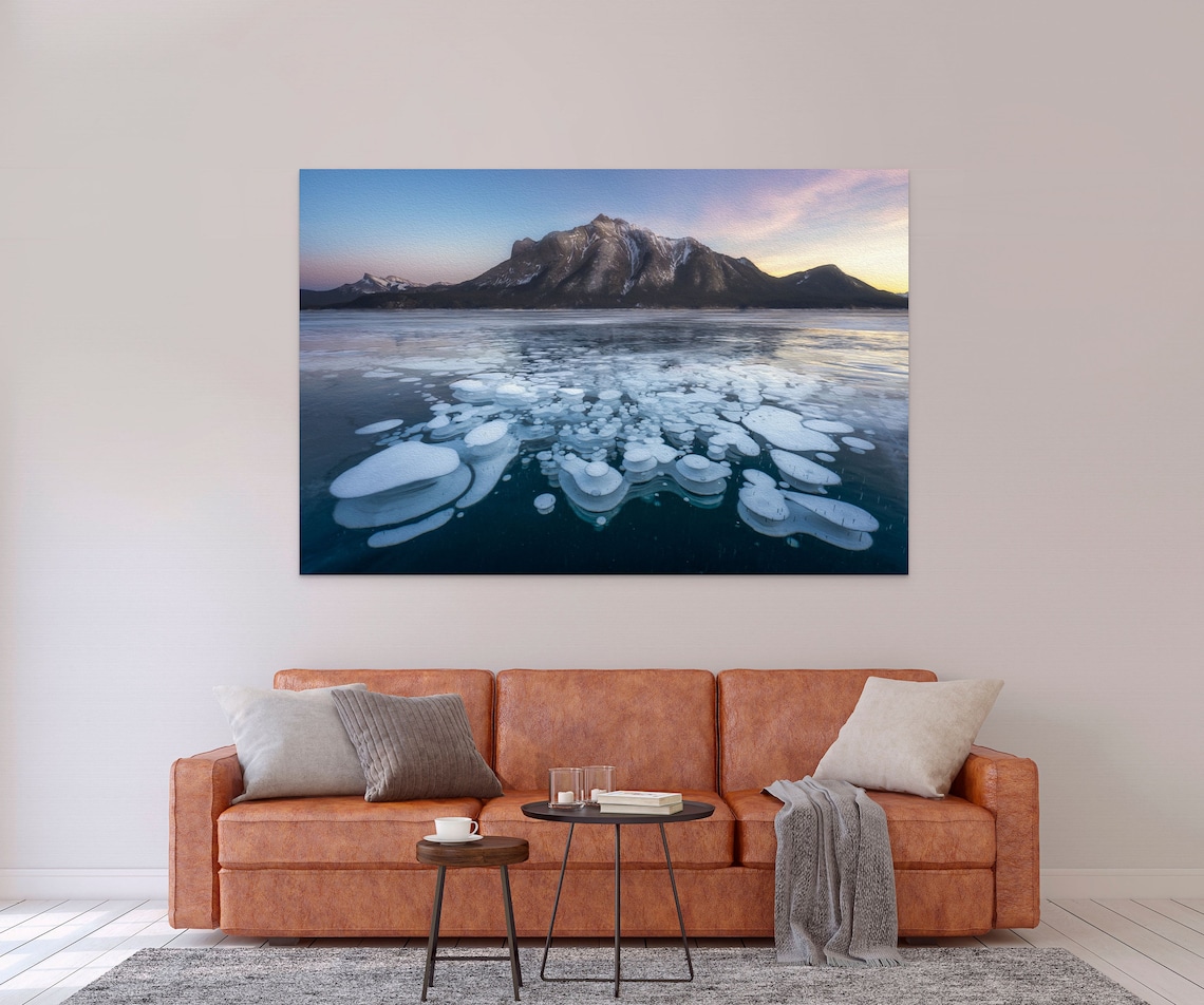 Icy Bubbles Under Ice Paper Print Fine Art Photography High Definition ...