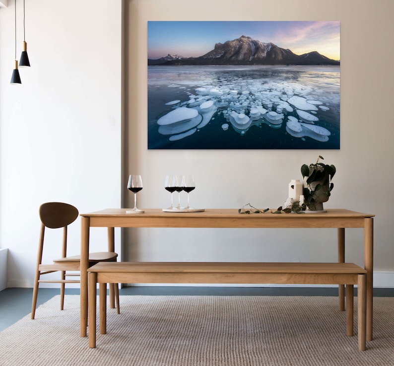 Icy Bubbles Under Ice Paper Print Fine Art Photography High Definition ...