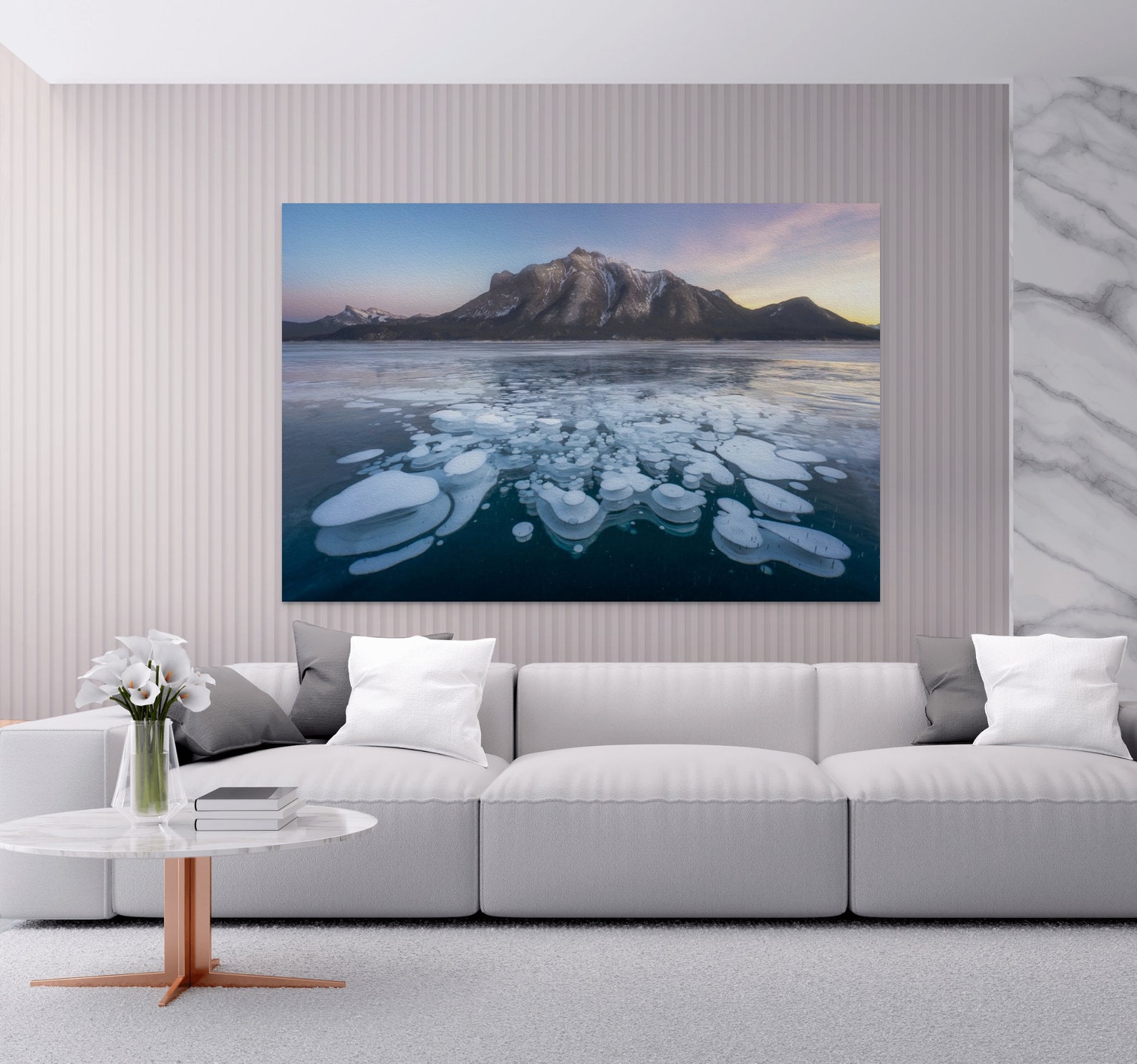 Icy Bubbles Under Ice Paper Print Fine Art Photography High Definition ...