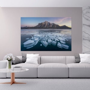 Icy Bubbles Under Ice Paper Print Fine Art Photography High Definition ...