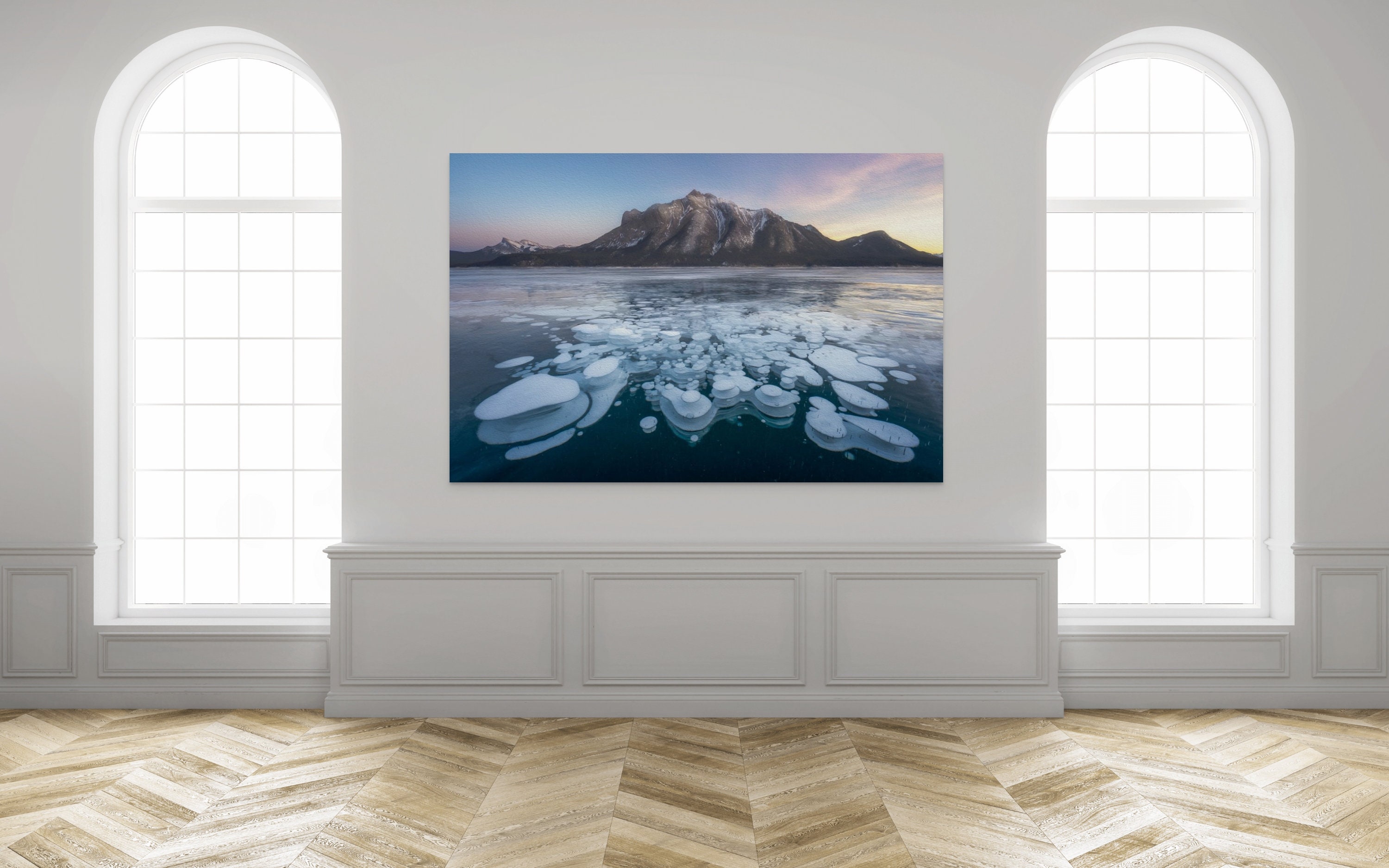 Icy Bubbles Under Ice Paper Print Fine Art Photography High Definition ...