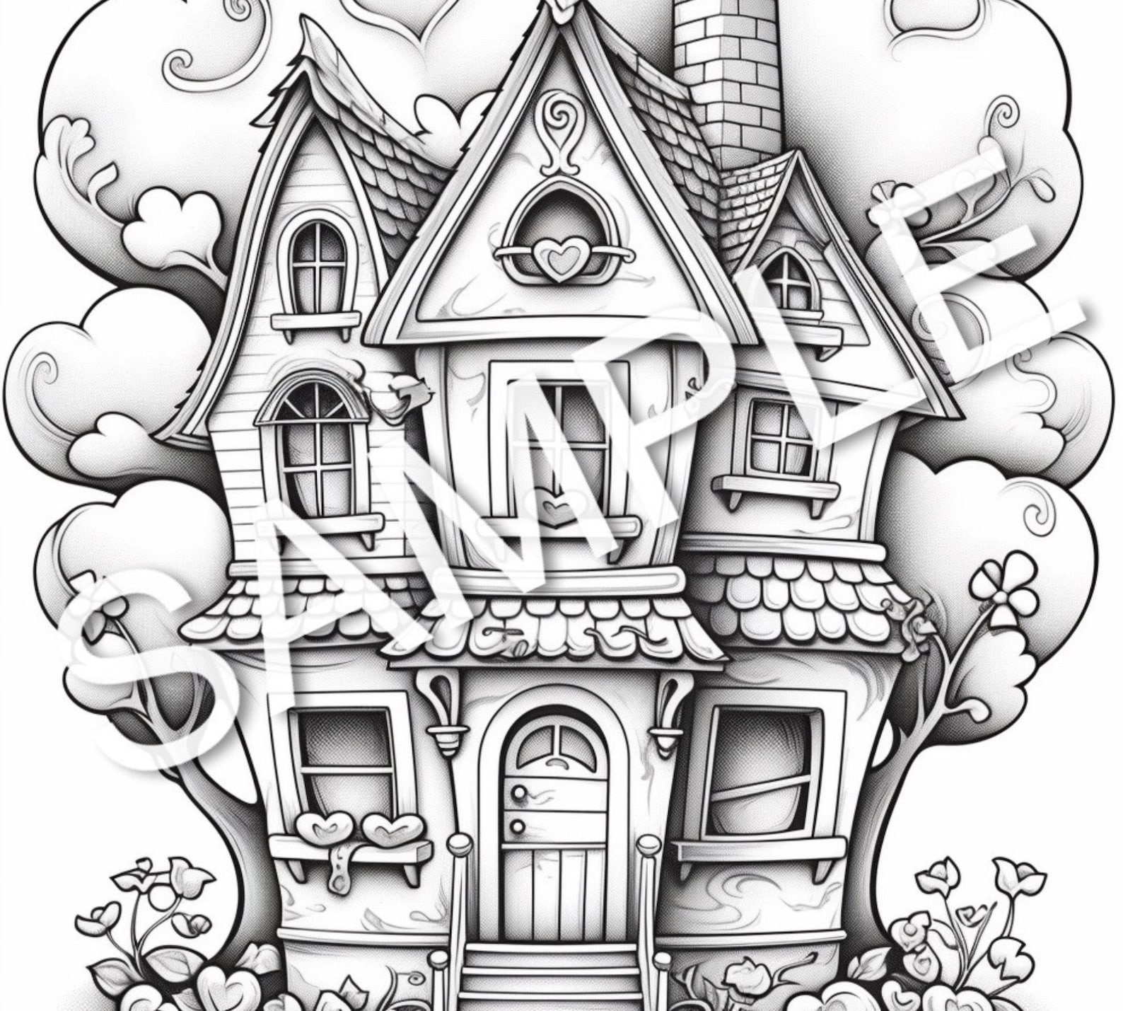 32 Love Shack Coloring Pages, Coloring Book, Instant Download - Etsy