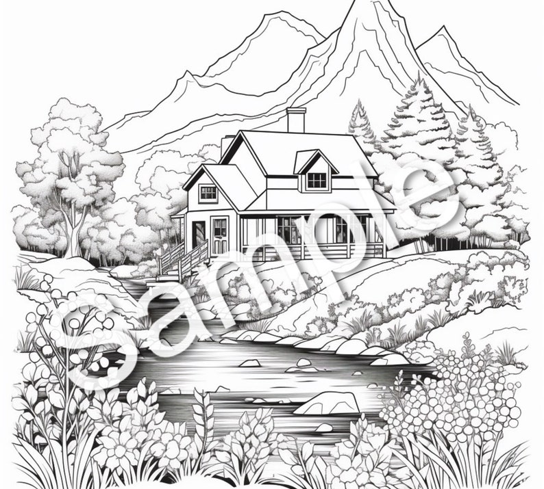 35 Country Life Coloring Pages, Coloring Book, Printables - Etsy