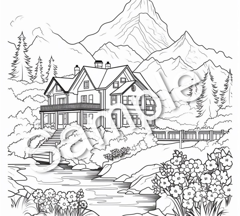 35 Country Life Coloring Pages, Coloring Book, Printables - Etsy