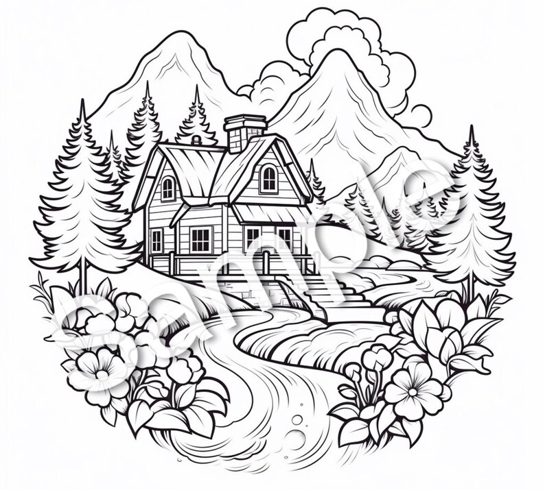 35 Country Life Coloring Pages, Coloring Book, Printables - Etsy