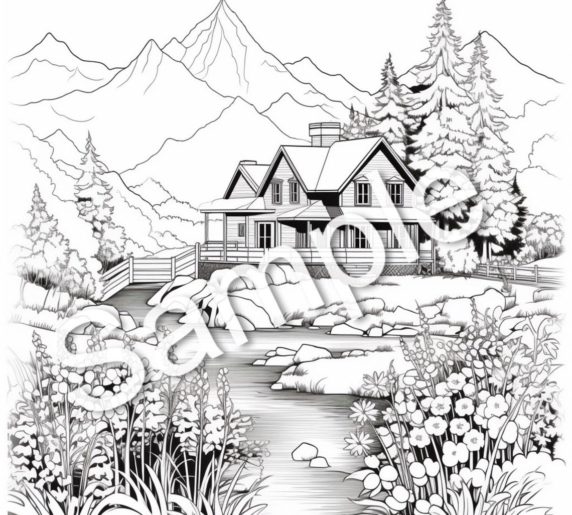 35 Country Life Coloring Pages, Coloring Book, Printables - Etsy