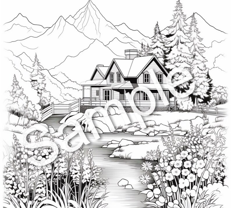 35 Country Life Coloring Pages, Coloring Book, Printables - Etsy