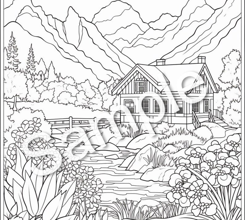 35 Country Life Coloring Pages, Coloring Book, Printables - Etsy